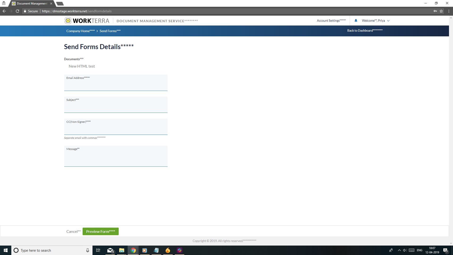 Dms 1076 Dms Localization All Language Send Forms Details Preview Workterra Jira